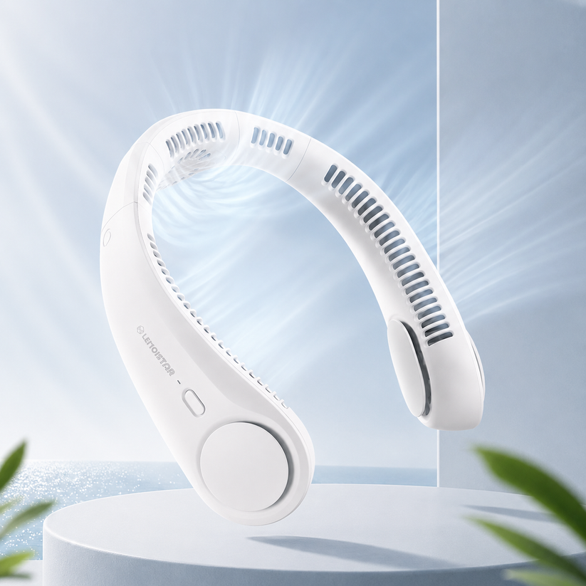 Portable Neck Fan, Hands Free Bladeless Fan – MeriVive